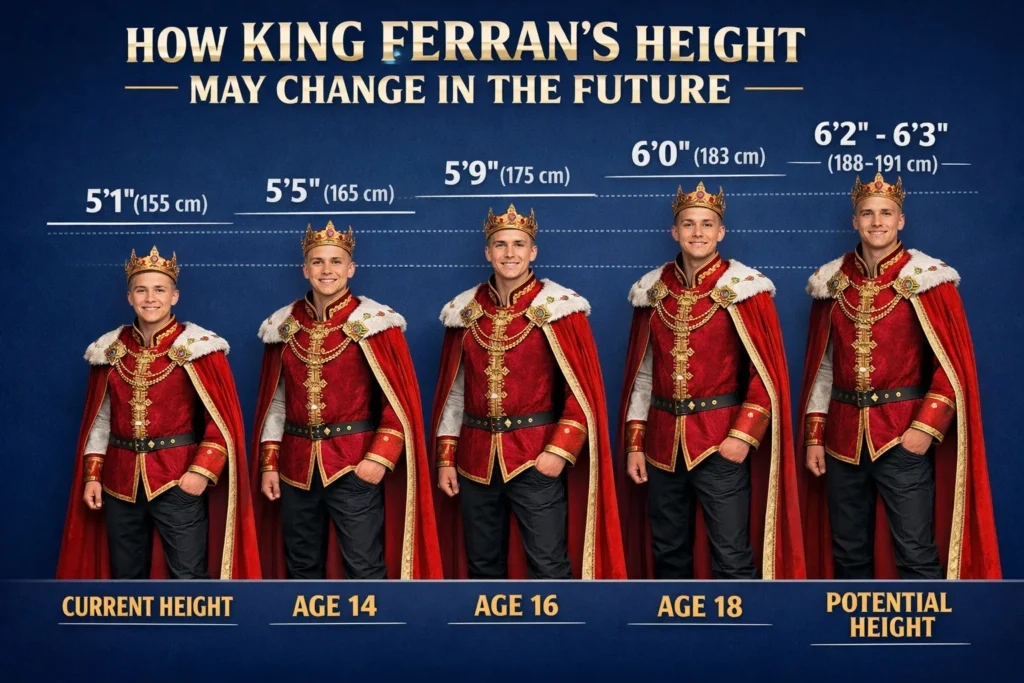 King Ferran Height in CM: Real Measurement Revealed